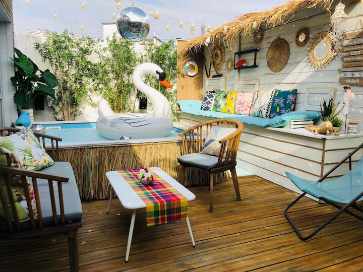 Townhouse With Rooftop Pool, Cinema & Wellness - 