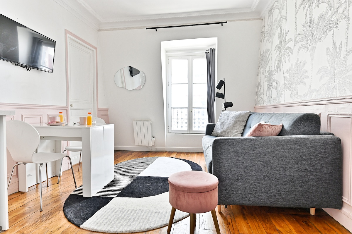 Beautiful Pink Apartment Paris 14th - III - Flats for Rent in Paris ...