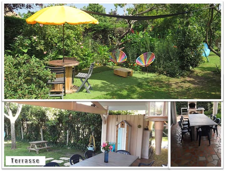 Villa De Charme 4* "La Maison Bleue Climatisation - Gujan-Mestras