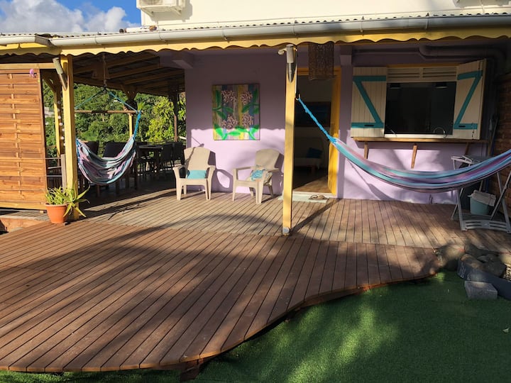 Kazalily Bas De Villa Grande Terrasse /  Piscine. - Guadeloupe