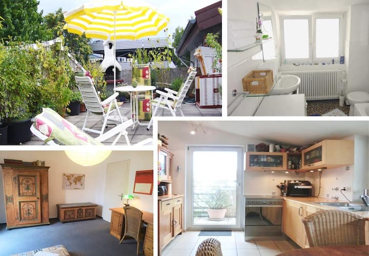 Chambre Jolie Avec Jardin S. Le Toit (170+ Coment) - Heidelberg