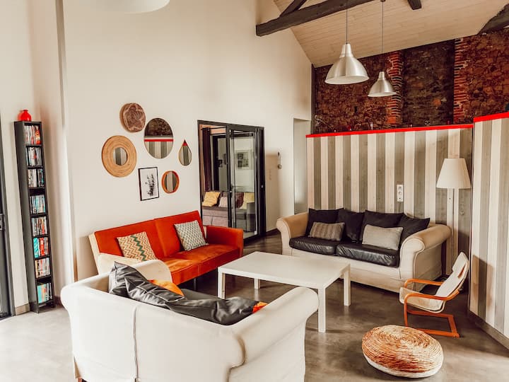 Loft à La Campagne à 25/30 Minutes Du Puy Du Fou - Parc Oriental de Maulevrier