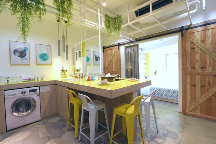 3 Beds Family Room#taipeimainstation#24/7reception - Taipei