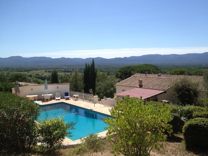 Villa Des Blais - Piscine & Vue - Vidauban