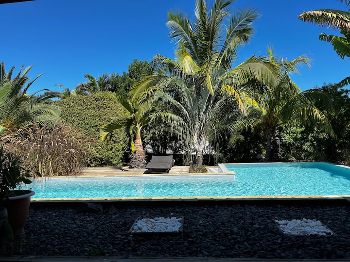 Villa Tropicale à Qq Mn à Pied De La Plage 8p - Saint-Gilles les Bains