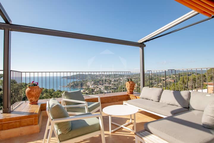 Panoramic - Penthouse Apt. With Sea View - Palafrugell