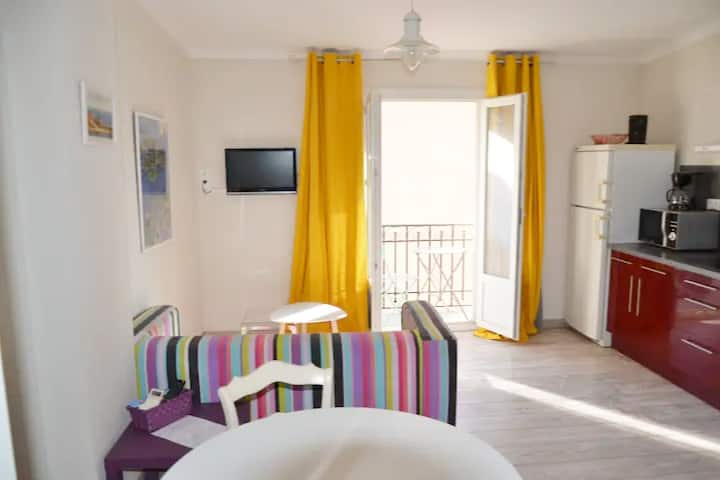 Appartement-clim-wifi-vue Mer-balcon - Collioure