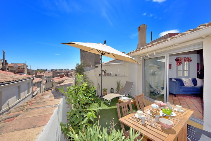 Grand T4 Avec Terrasse Centre Historique - Montpellier