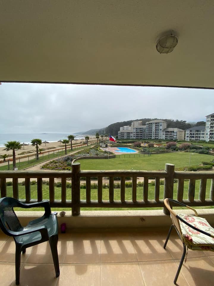 Departamento Frente Al Mar En Punta Puyai, Papudo - Papudo