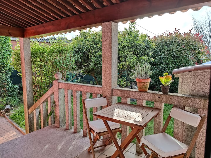 Casa Con Jardín Para 6, A 5 Min De La Playa - Nigrán