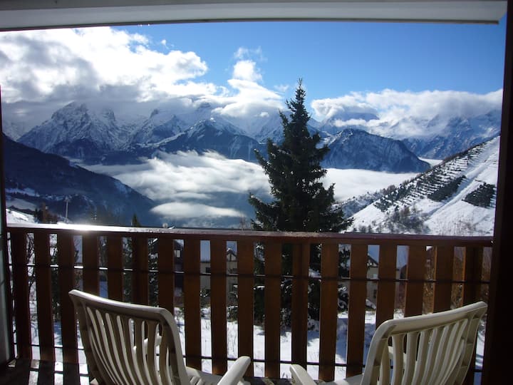 Alpe D'huez, Appartement 45m2,
Jolie Vue. - Villard-Reculas
