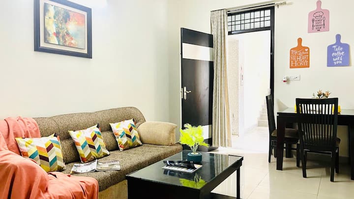 Bluo 1bhk Jaipur - Terrace Garden, Lift, Parking - Jaipur