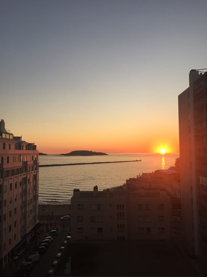 Appartement Vue Mer Avec Terrasse De 30m2 - Marseille