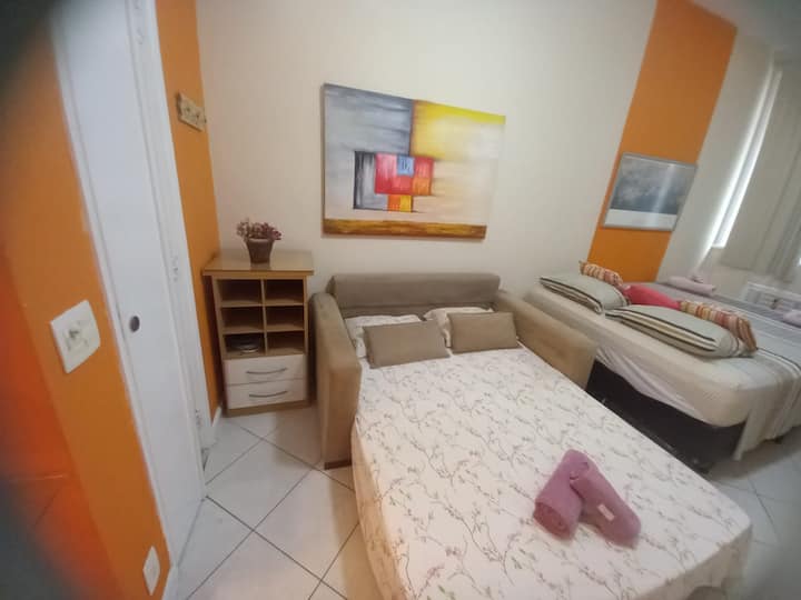 Studio 70 Meters From Copacabana Beach - Ipanema