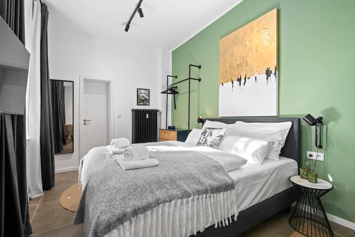 25qm *Design Wow Studio* | City | Ruhig | Hbf 100m - Krefeld