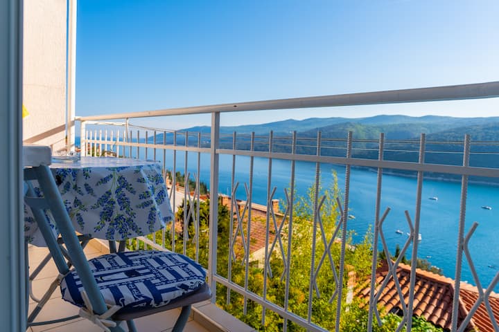 Pretty 1bdr Apartment, Great Sea View - Rabac