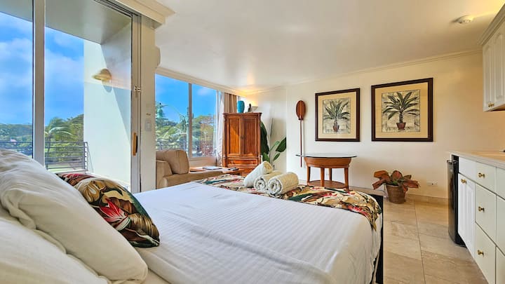 Wg 312 | New Split Ac! Queenbed, Balcony & Kitchen - Honolulu Zoo, Honolulu