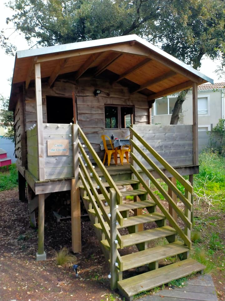 Cabane Sur Pilotis Face Mer à Louer 3 Nuits Min. - Saint-Michel-Chef-Chef
