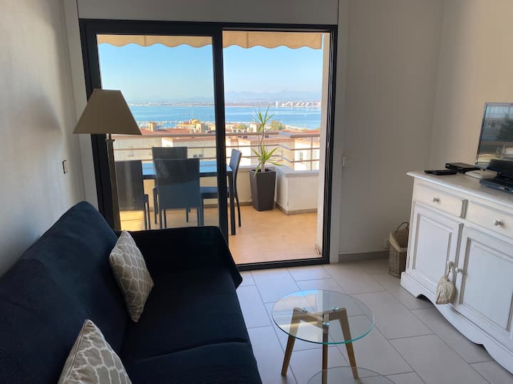 ( D1 ) Appt T3 Terrasse Vue Mer - Roses