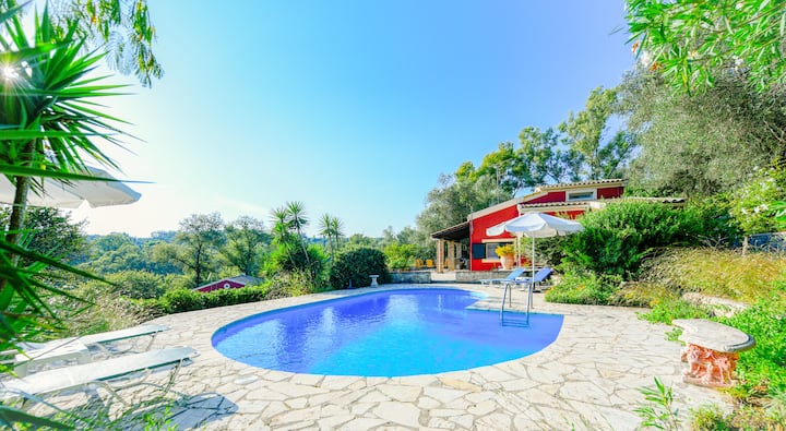 ΝOble Villa Medici Cielo With Views & Private Pool - Corfù