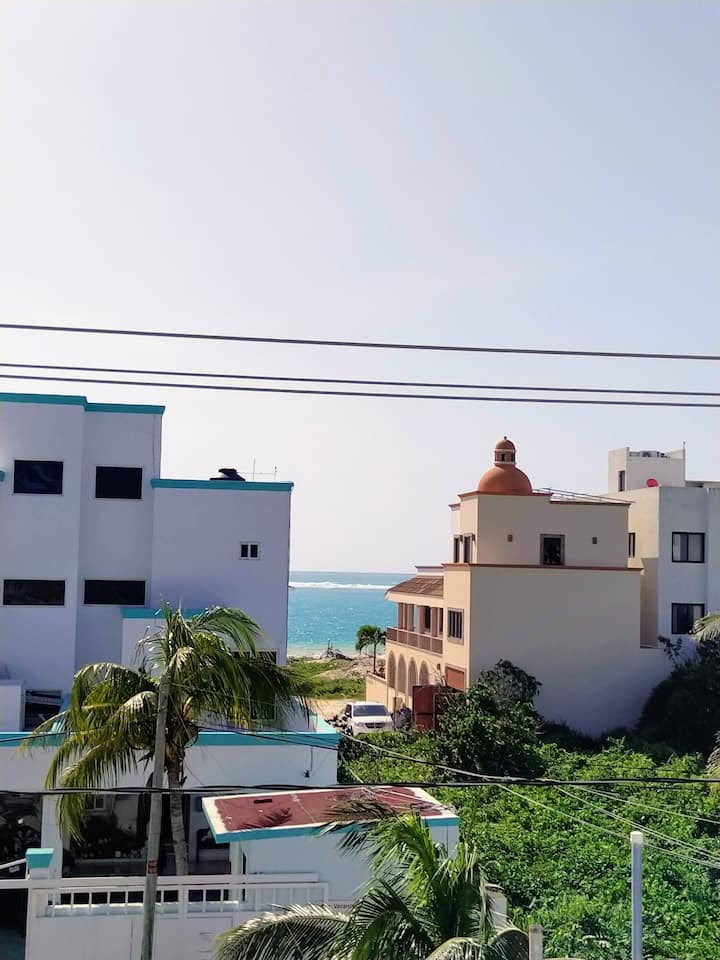 #4 Lovely And Comfortable Seaview Flat - Puerto Morelos