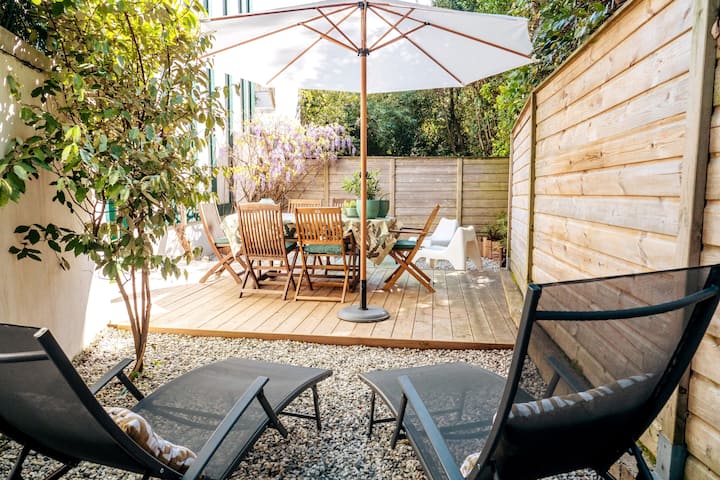 Mooie Huisje T 3, Biarritz Centrum, Een Eigen Tuin, Zeer Rustig, Het Zuiden - Biarritz