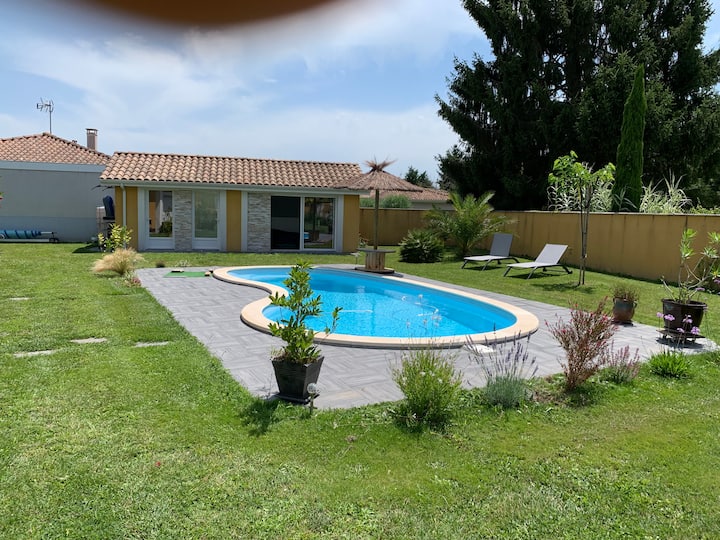 Super Maison Avec Piscine Près De L'océan - Dax