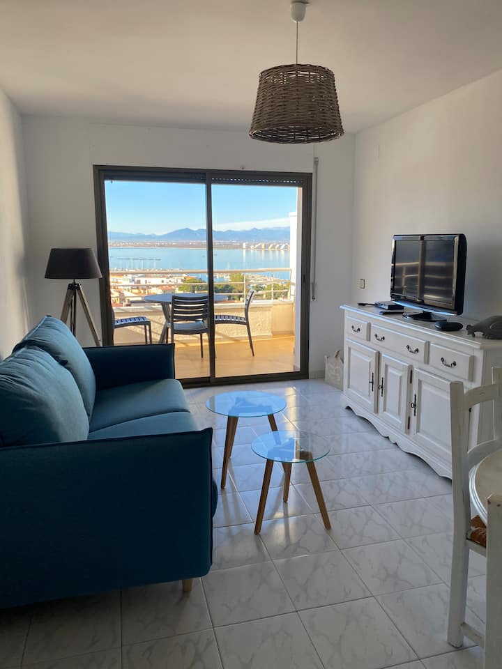 ( C2 )  Appt T3 Terrasse Vue Mer - Roses