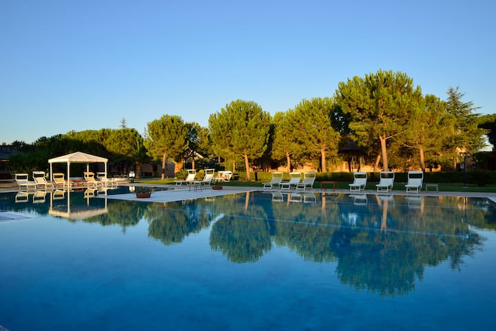 Two-room Apt With Veranda + Barbecue And Pool - Marina di Grosseto