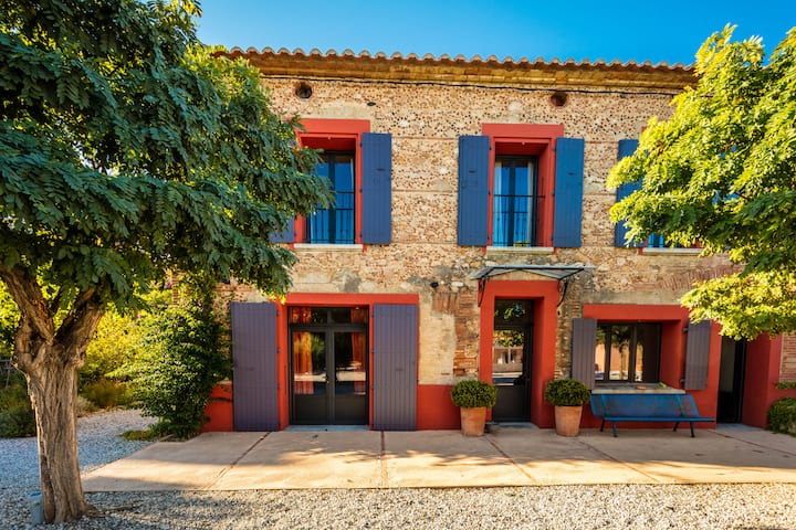 Grande Maison Pleine De Charme - 14 Personnes - Le Boulou