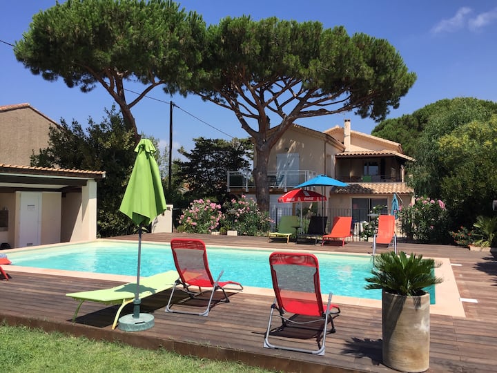 Top Di Incantevole Villa T4 90 Mq 9 Posti Letto, Piscina, Mare A Piedi - Six-Fours-les-Plages