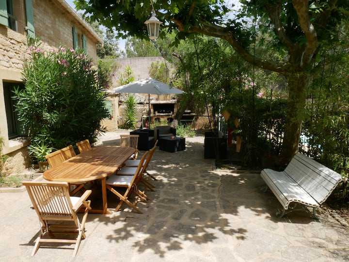 Mas Blauvac Avec Piscine, Entre Uzes Pont Du Gard - Vers-Pont-du-Gard