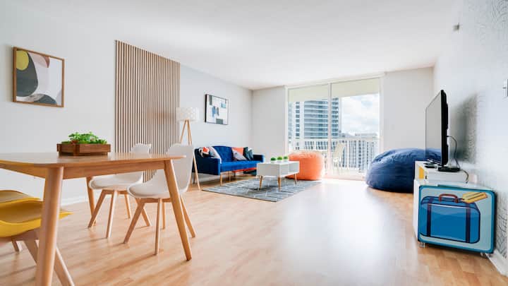 Ocean&city Views Lux Miami Brickell Sleeps 4 Kngbd - Miami