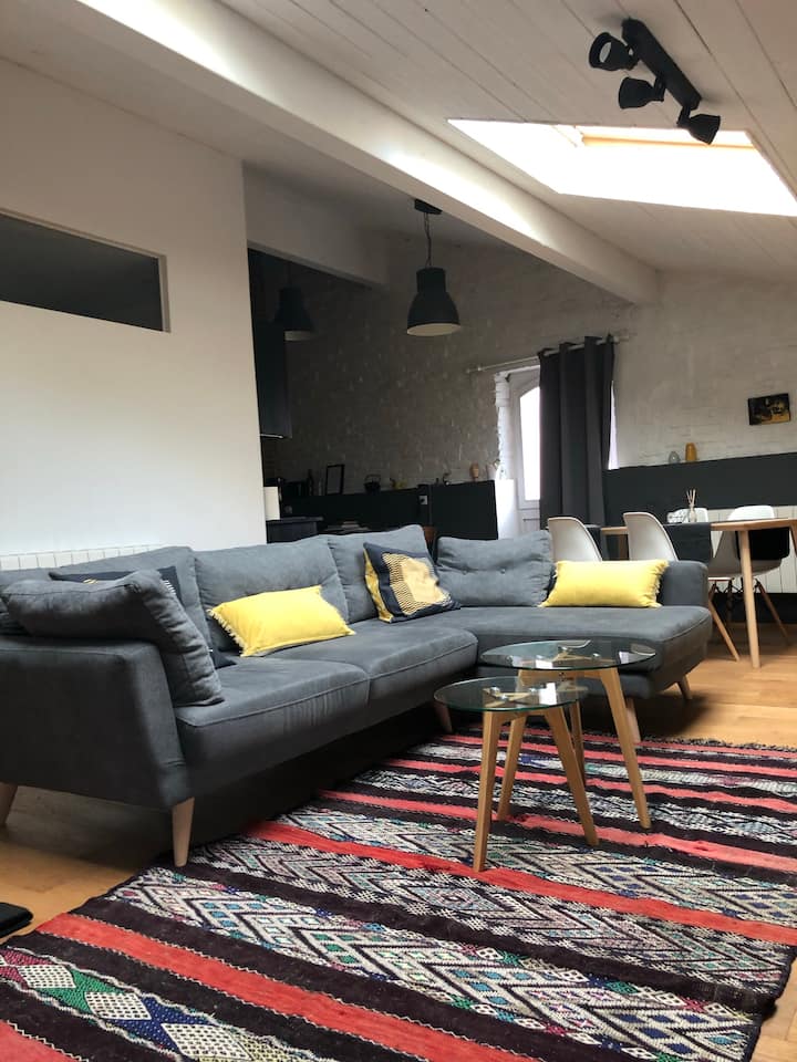 Loft 4 * Proche Airbus Et Meett - Jardin - Colomiers