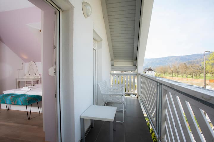 Duplex Apartment, 2 Balconies, Private Parking, Ac - Bled