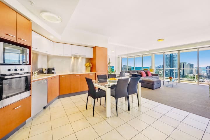 Surfers Paradise Ocean View 2 Bdr Chevron Towers - Gold Coast