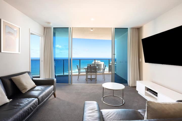 ❤️Superhost - Very Top Floor 2 Bedroom H Residence - Gold Coast