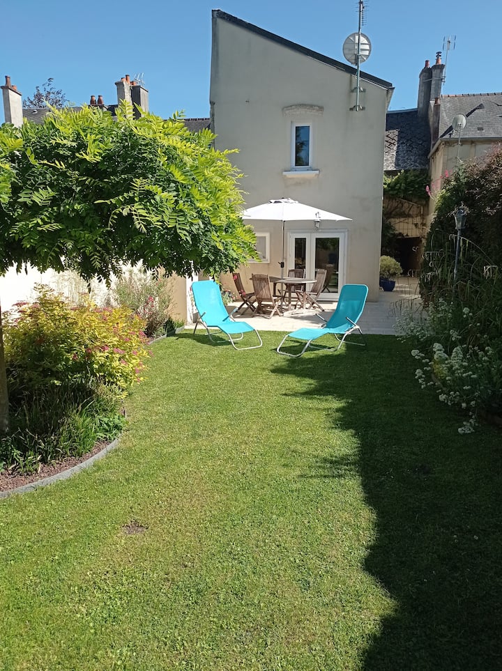 Maison + Jardin - Centre Bayeux Au Bord De L'aure - Port-en-Bessin