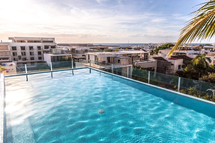 Appartement Design Sur La 5e Av Avec Rooftop - Playa del Carmen