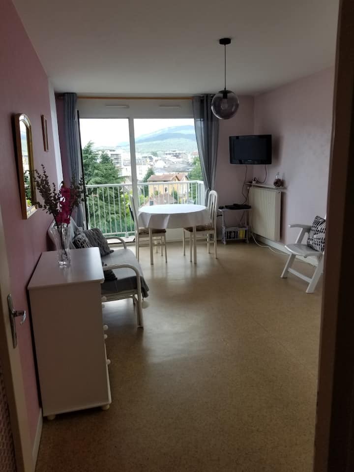 Confortable T1 En Centre-ville. Piscine/parking - Viviers-du-Lac