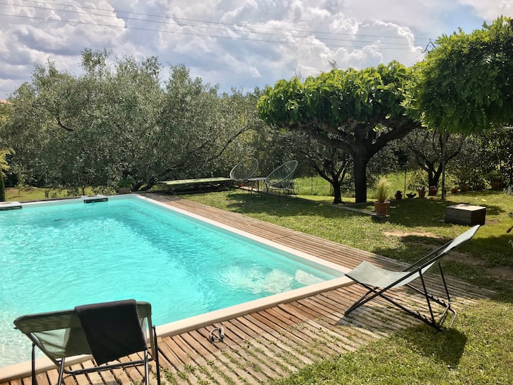 Maison Calme Avec Piscine Dans Le Piémont Cévenol. - Anduze