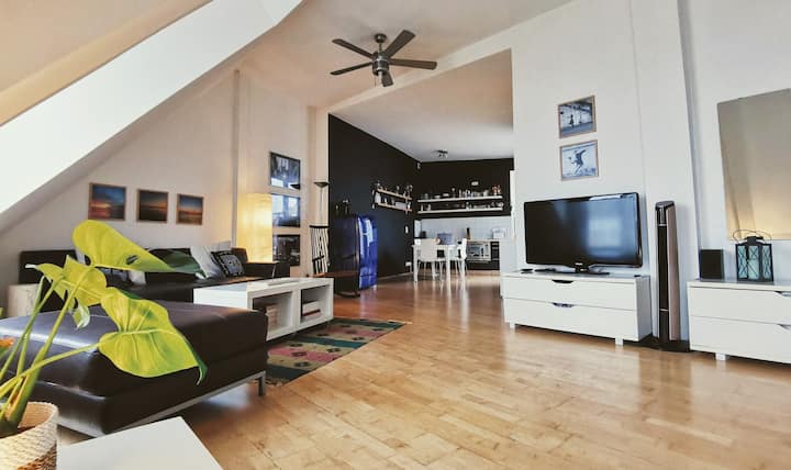 Sunny Top Floor Loft Balcony +View Prenzlauer Berg - Berlín