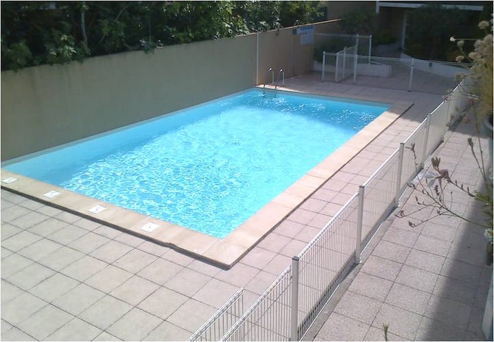 2p En Hyper Centre, Résidence Standing, Piscine - Miramas