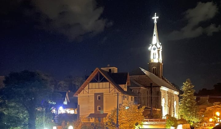 Vista Da Catedral, No Centro 250m Rua Coberta - Gramado