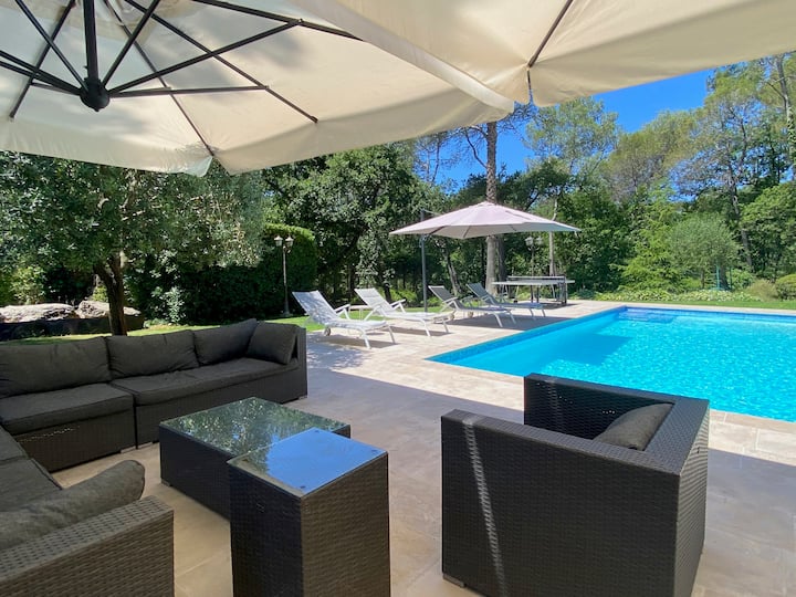 Villa - Privédomein - Groot En Verwarmd Zwembad - Valbonne - Biot