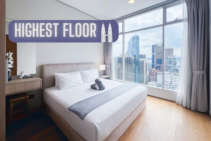 Soho Suites Klcc~top Floor 2 Bedrooms W/dryer1k2s - Kuala Lumpur
