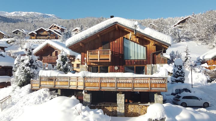 Chalet Contemporain à Méribel Avec Bain Nordique - Méribel