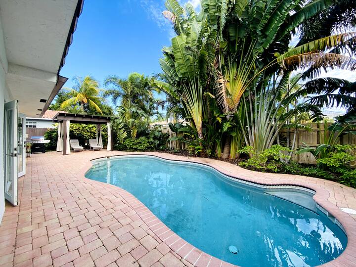 3 Bdrm 2 Bath Heated Pool Tropical Home Near Beach - ボカラトン, FL