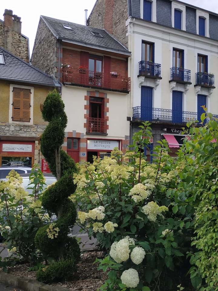 Apt Emplacement Idéal La Bourboule, Terrasse, Vue - La Tour-d'Auvergne
