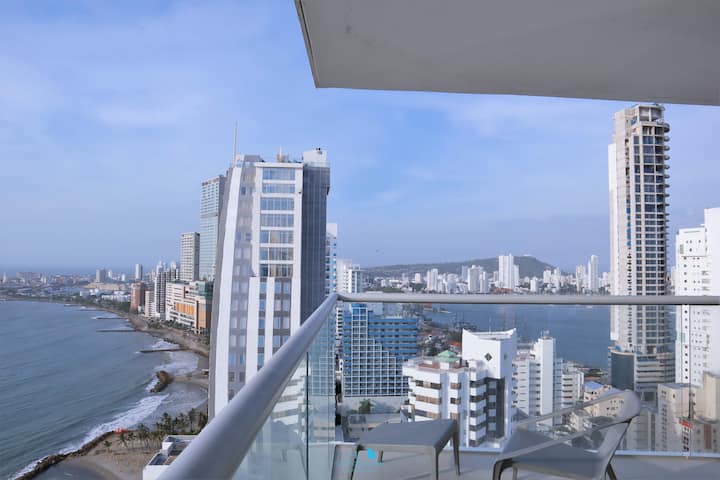 Vista Al Mar: Lujo Y Confort En Bocagrande - Cartagena